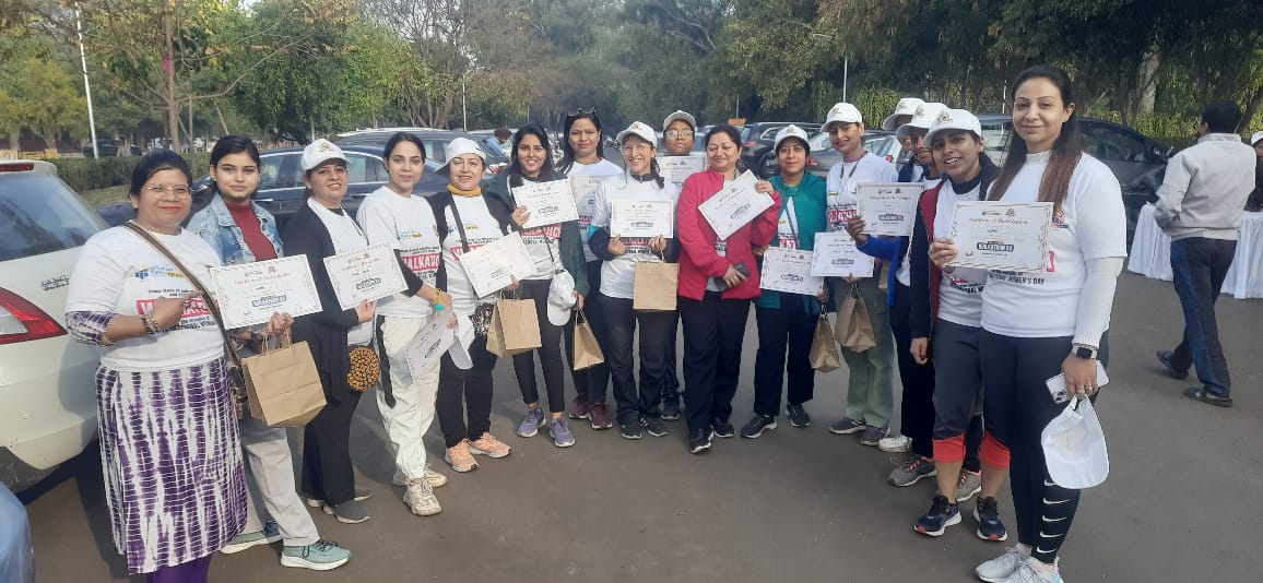 Desh Bhagat Radio and State Bank conducted a walkthon on Women’s Day ...