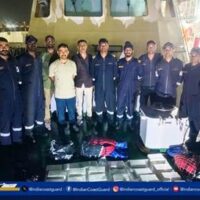 ₹1150 Crore Cocaine Haul Off Gujarat Coast: Indian Coast Guard & ATS ...
